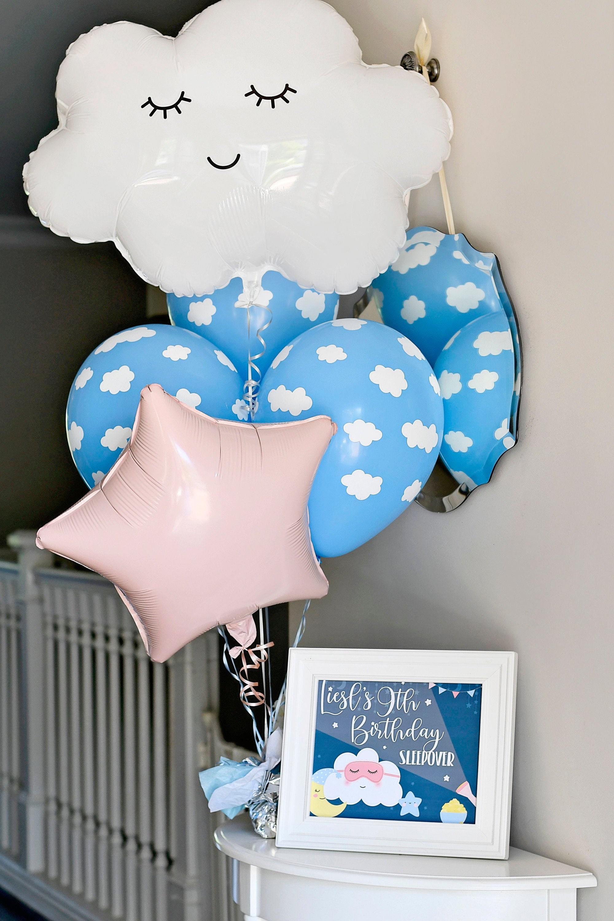 Custom Sleepover Birthday Welcome Sign 16x20 or 8x10 Digital | Etsy