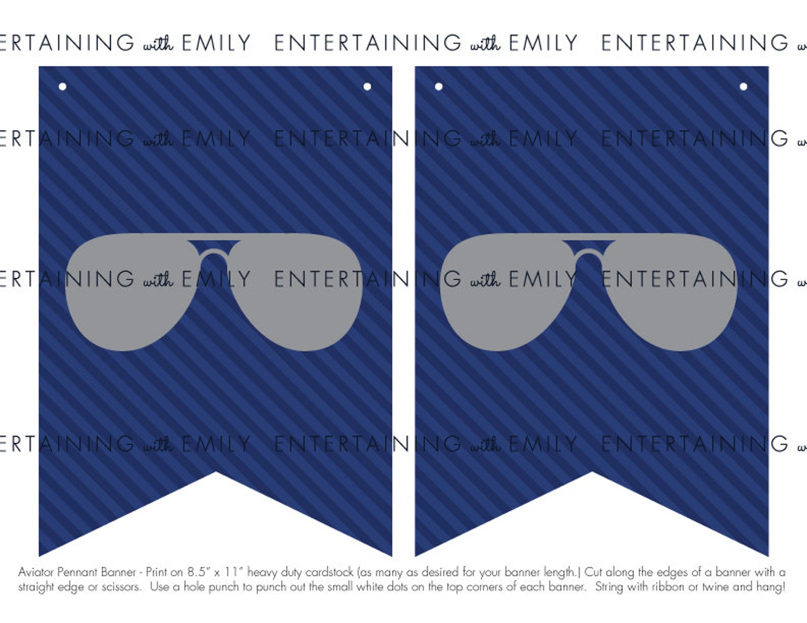 High Flying Ace Maverick printable Party in a Box - Etsy