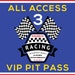 Race Car Party CUSTOM All Access VIP Pit Pass 16 X - Etsy
