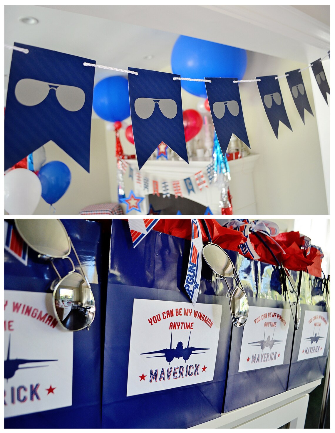 High Flying Ace Maverick printable Party in a Box - Etsy