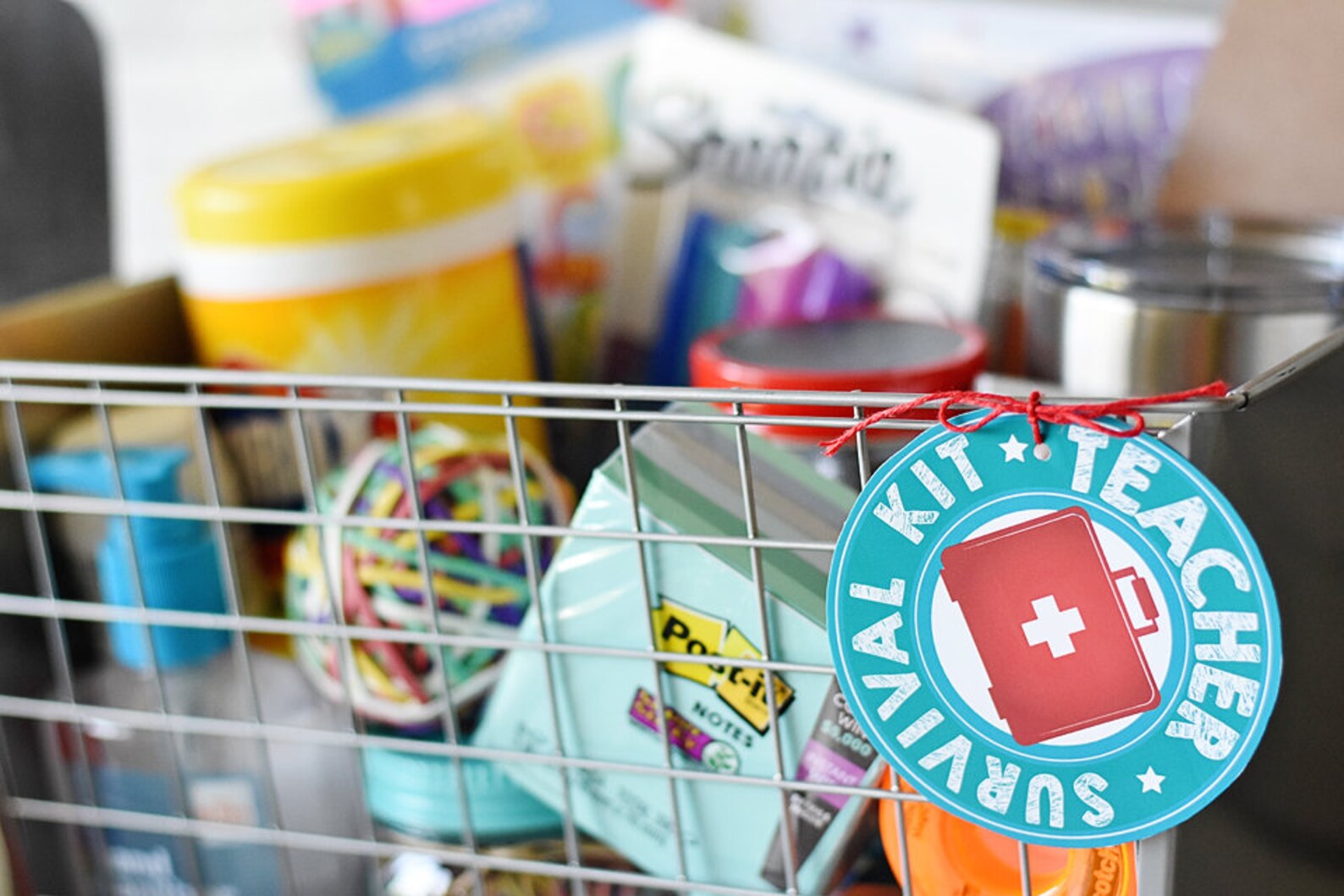 Back to School Teacher Survival Kit Gift Tags Instant | Etsy