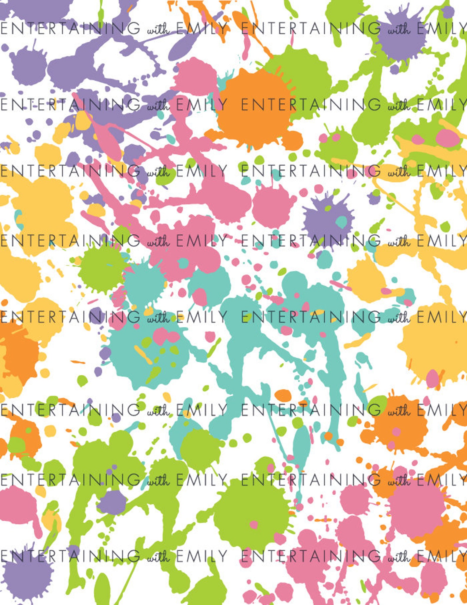 Envelope Liner Paint Splotch Background 8.5x11 - Etsy