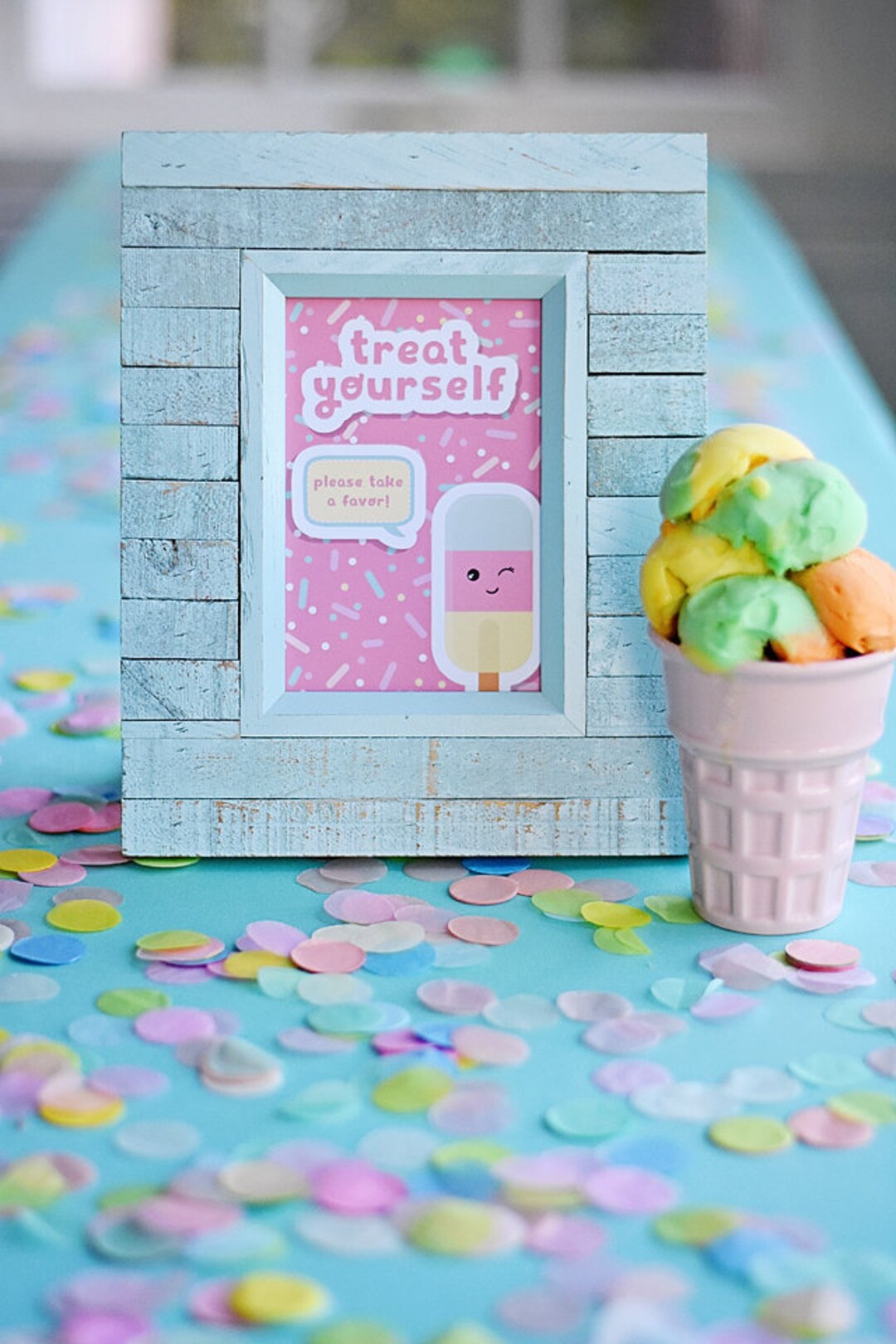 Ice Cream Sprinkle Party, Treat Yourself, Please Take a Favor ...