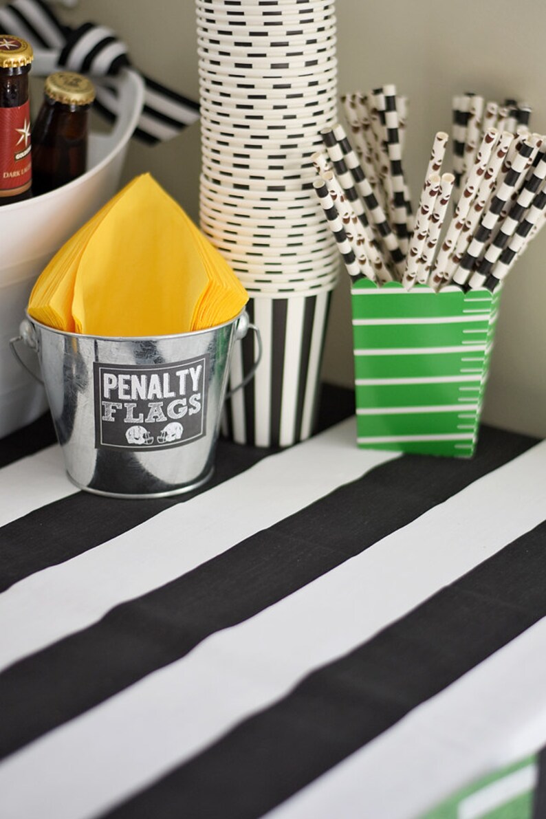 Football Penalty Flags Stickers Instant Download PDF Digital - Etsy