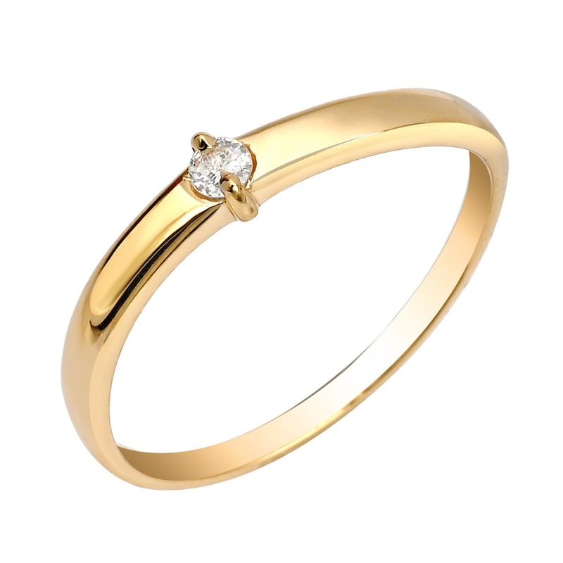 Gold Promise Ring - Etsy