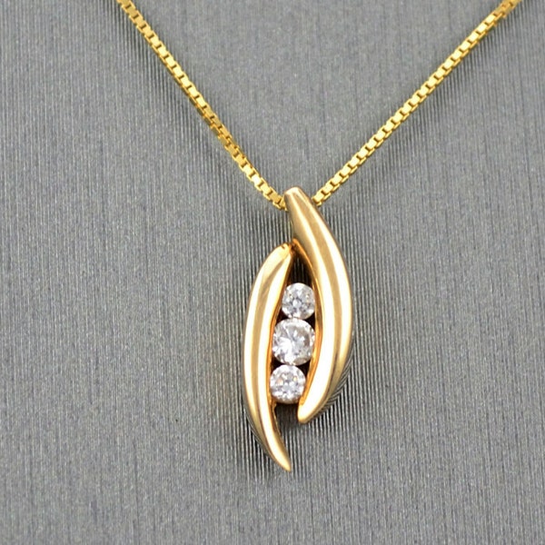 Off Center Necklace - Etsy