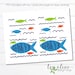 Fish Thank You Card / Printable Gone Fishing Thank You Note / the Big ...