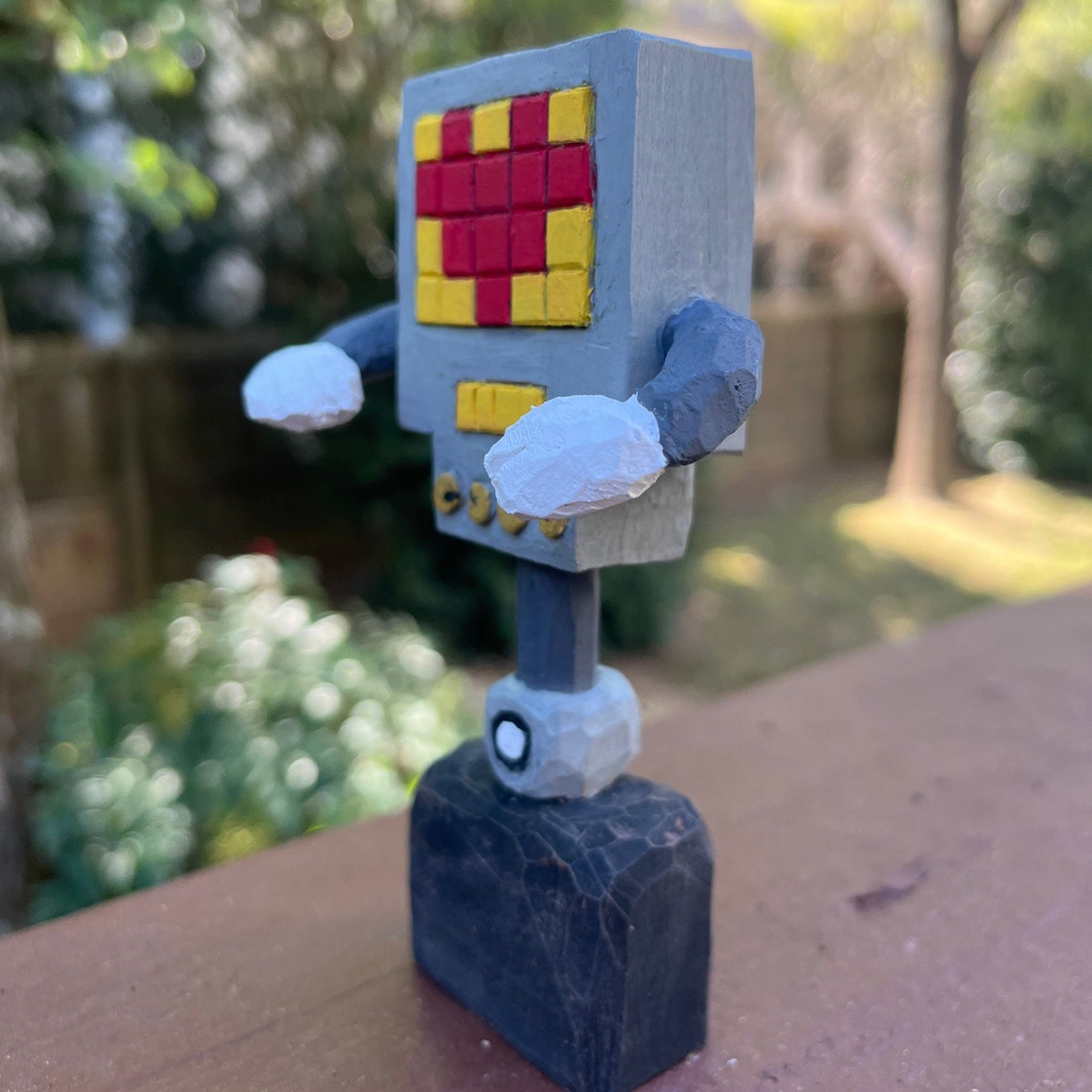 Mettaton Robot Sculpture Handmade Wood Carving Undertale - Etsy