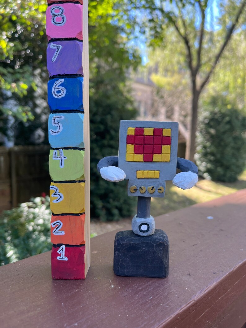 Mettaton Robot Sculpture Handmade Wood Carving Undertale - Etsy