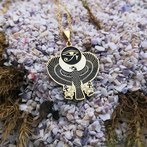 Horus Falcon Necklace - Etsy
