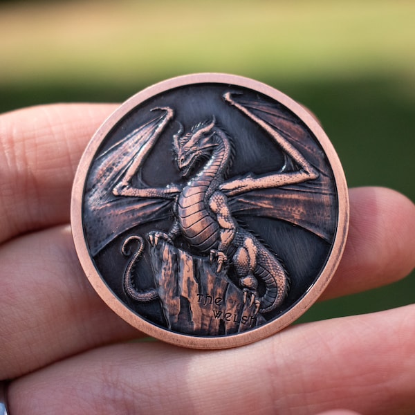 Dragon Coin - Etsy