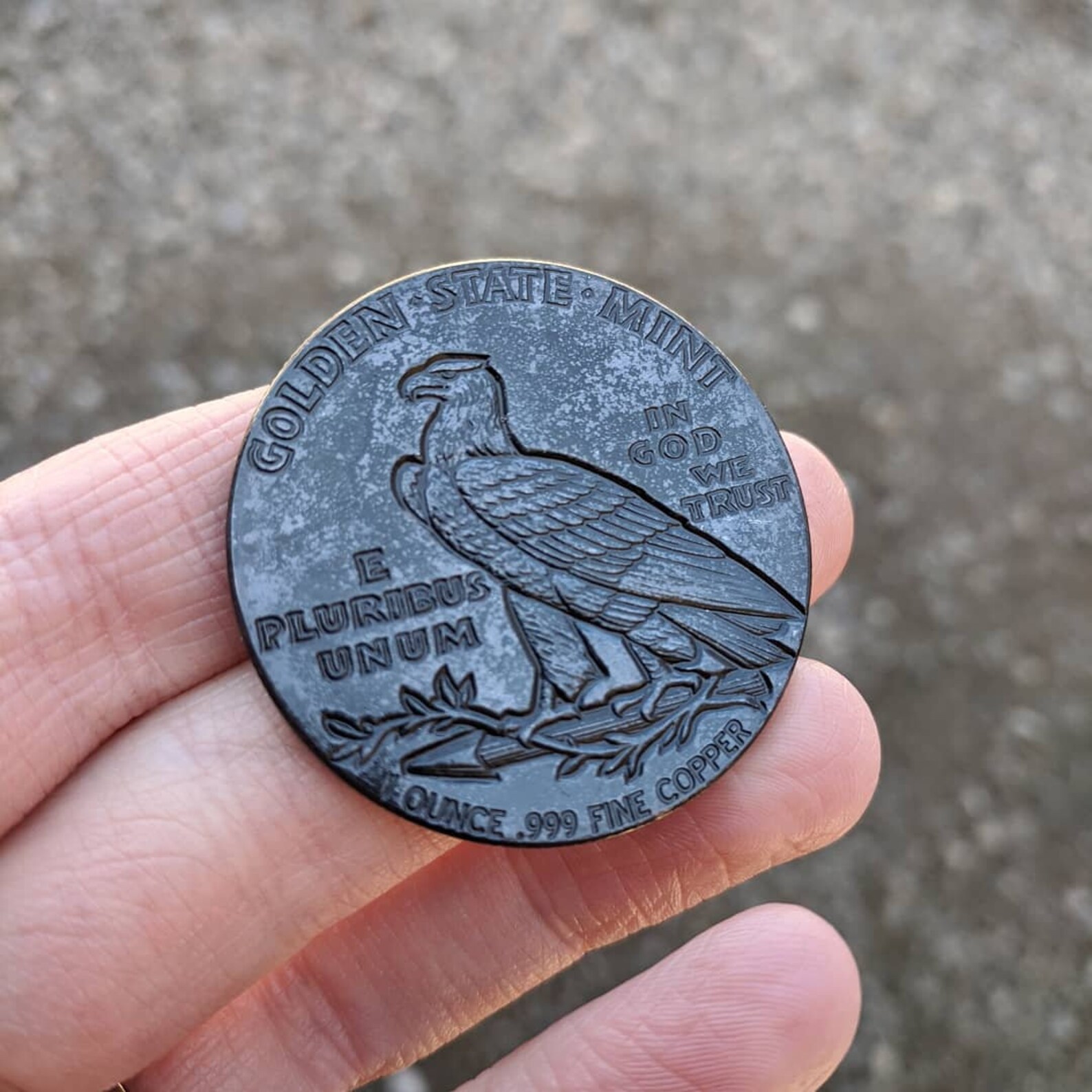 Challenge Coin Native American Blackwash Patina Coin Worry - Etsy