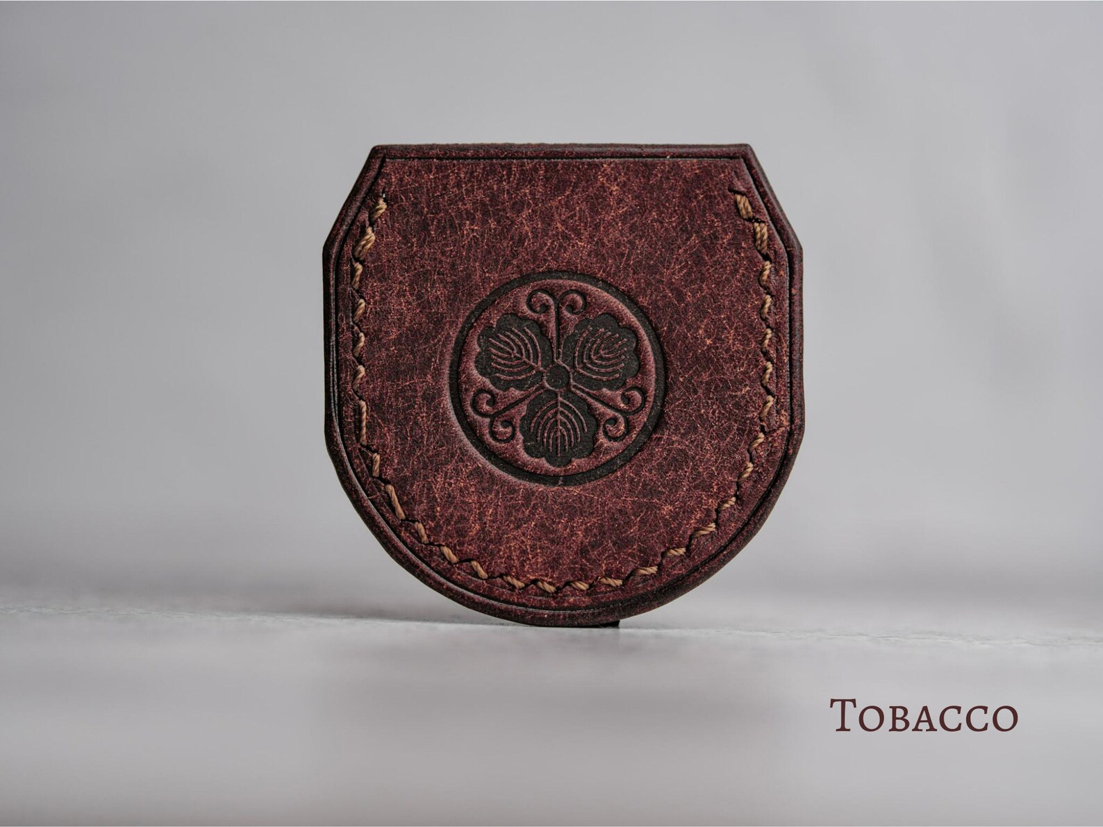 Handmade Leather Coin Slip EDC Challenge Coin Copper Round Italian ...