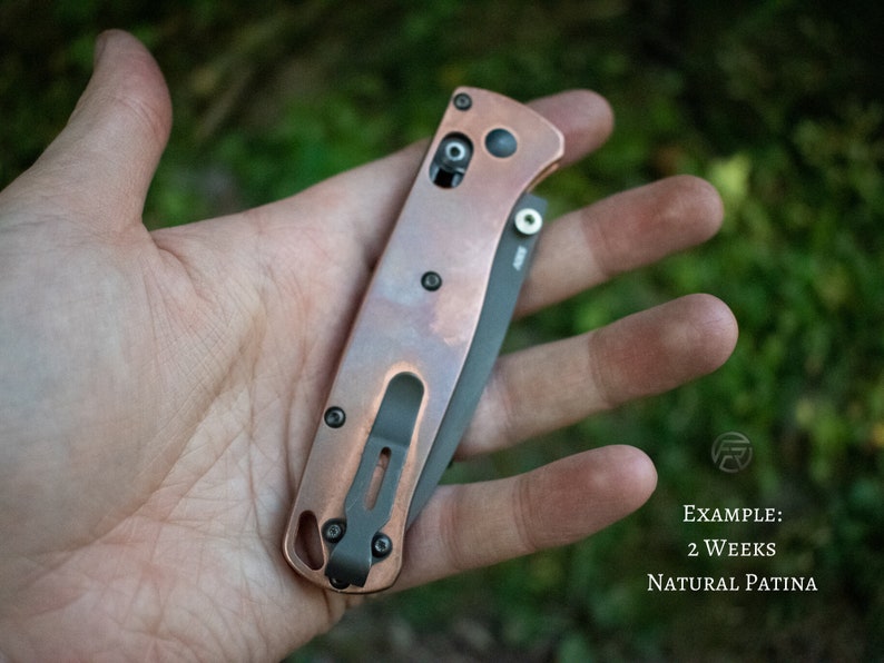 Smooth Copper Scales for Benchmade Bugout 535 Machined - Etsy