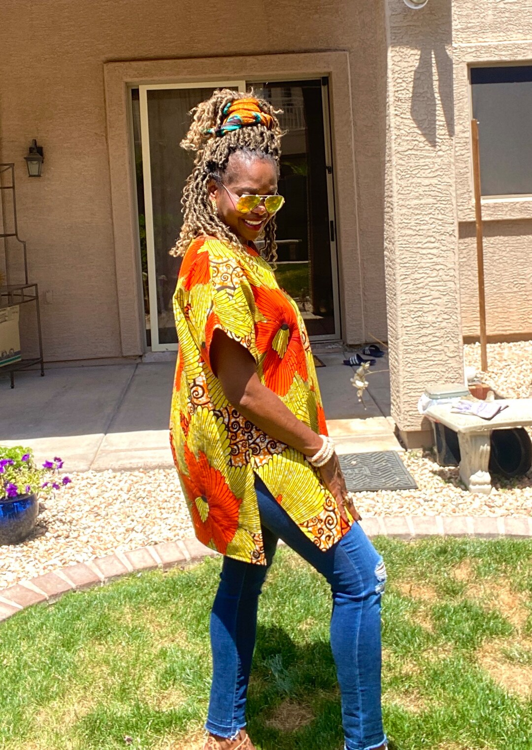 African Tops Ankara Tops for Women XS plus Size Tunic, African Clothing ...