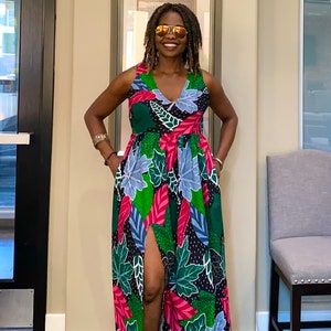 Mei African Print Dress for Women, Ankara Dress, XS - Plus Sizes - Etsy