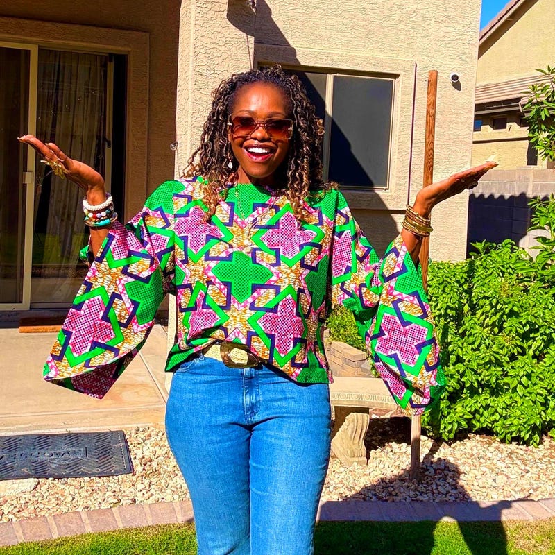 African Top Women Xs - Etsy