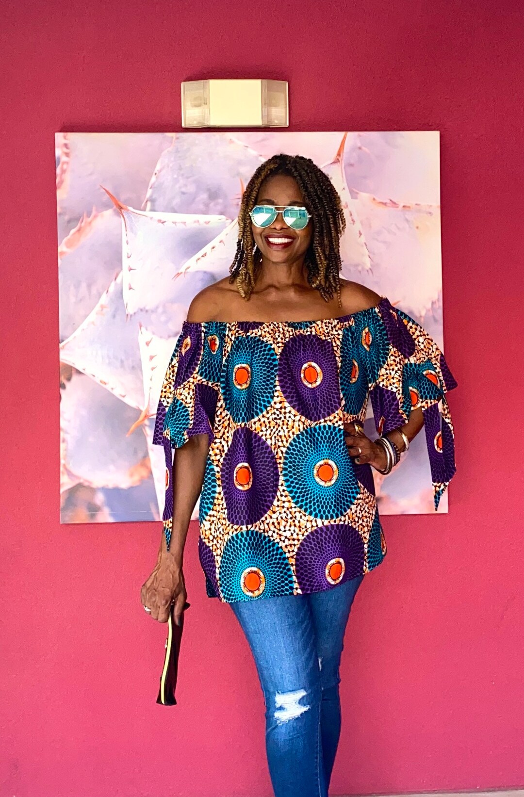 Zumbana African Tops for Women Ankara Blouse African Print Top - Etsy