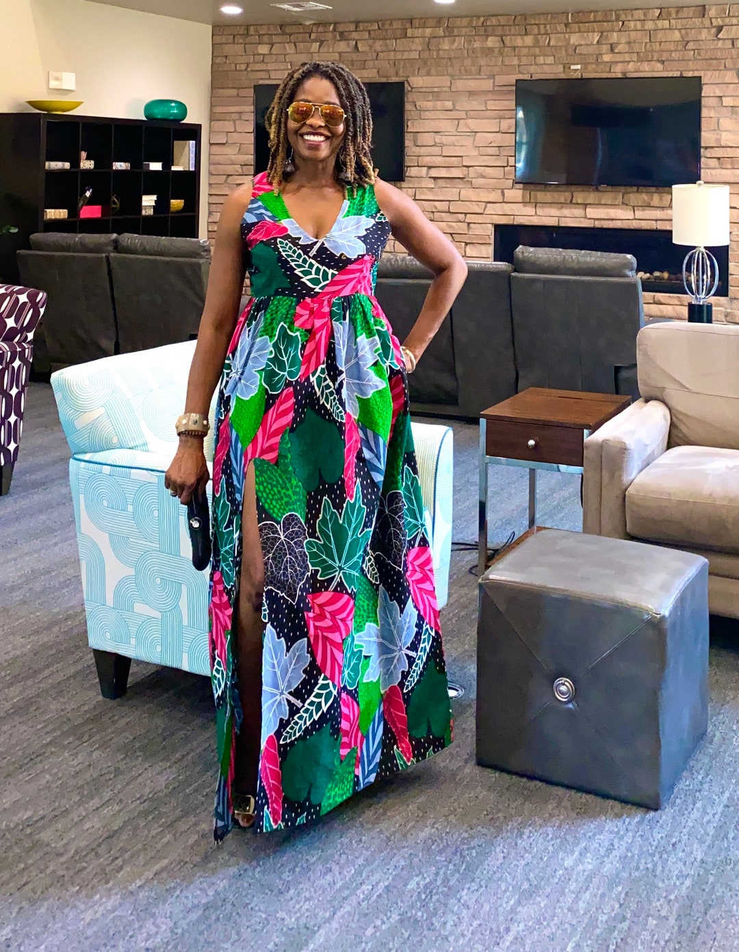 Mei African Print Dress, XS - Plus Sizes - Etsy
