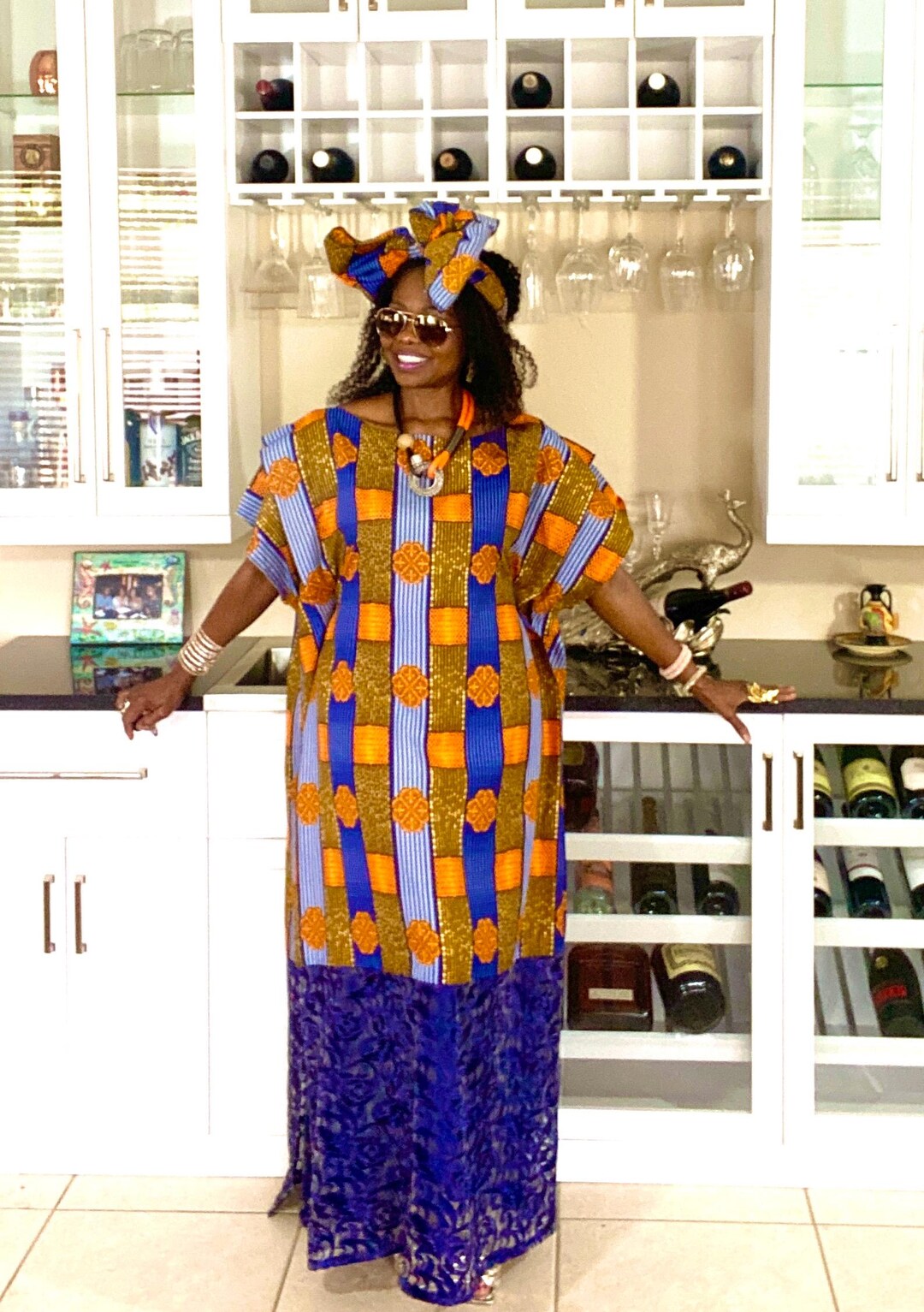 Sela Kaftan for Women Kaftan Maxi Dress Ankara Clothing for Women ...