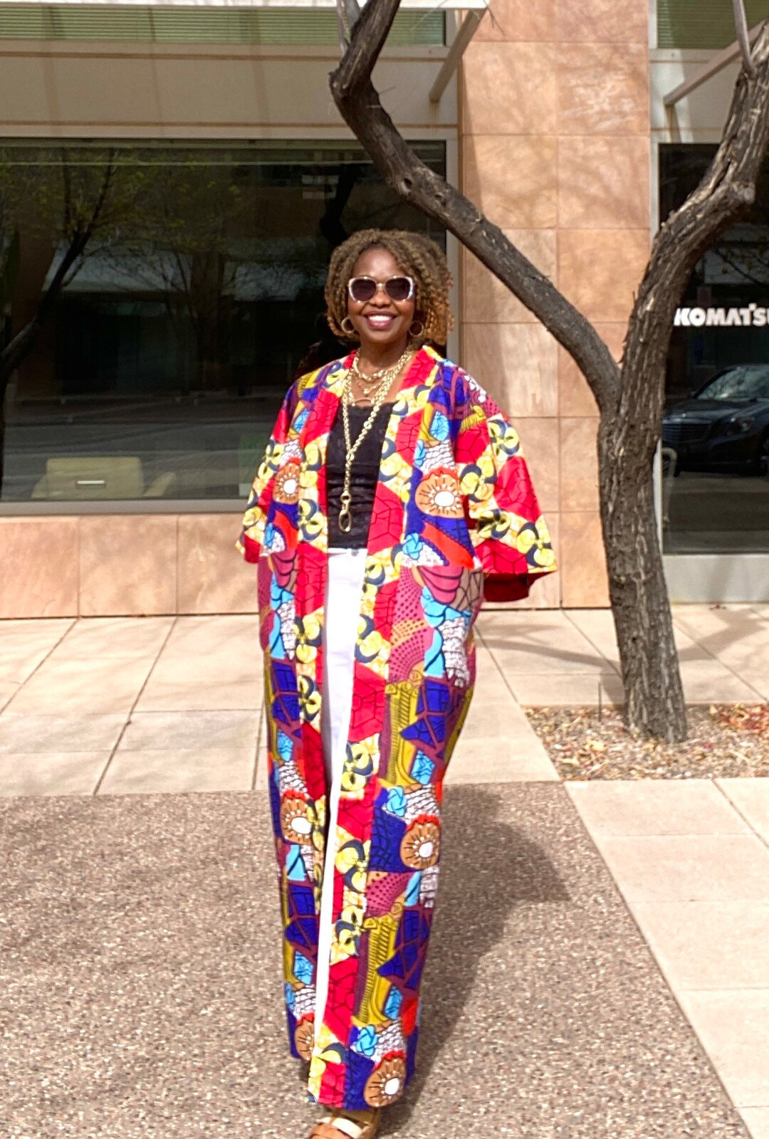 African Kimono Duster, African Print Duster, African Clothing for Women ...