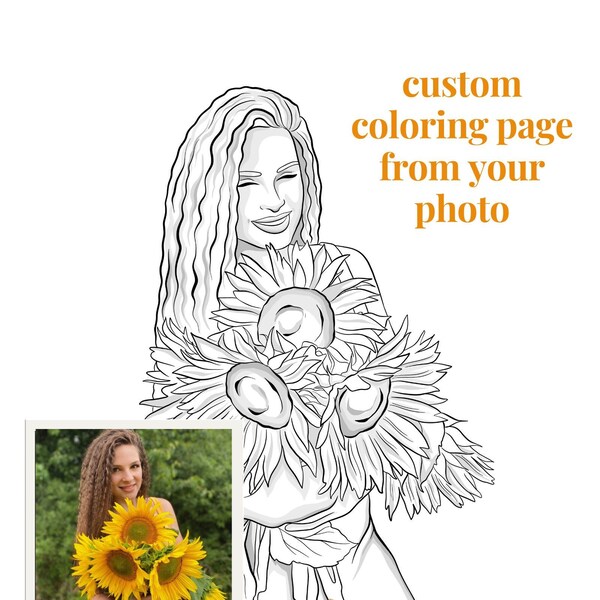 Coloring Photo Book - Etsy