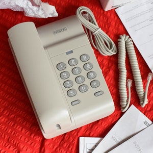 Working Push Tone Button Telephone//electric Phone//made in China// - Etsy