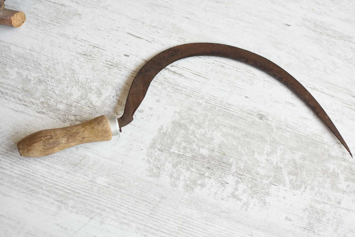 Antique Hand Sickle//Primitive Hand Sickle//Primitive farm | Etsy