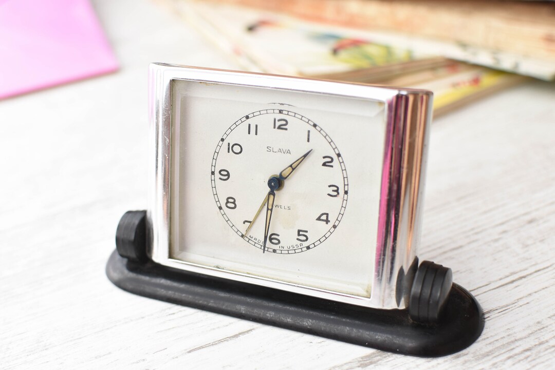 Working Old Soviet Alarm Clock//mechanical Clock//desk Alarm Clock ...