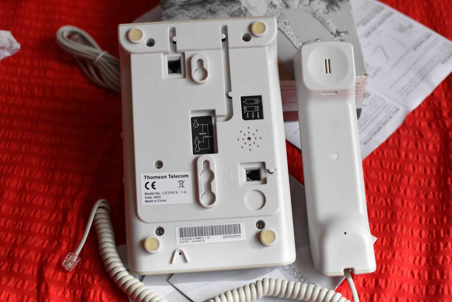 Working push tone button telephone//electric phone//Made in | Etsy