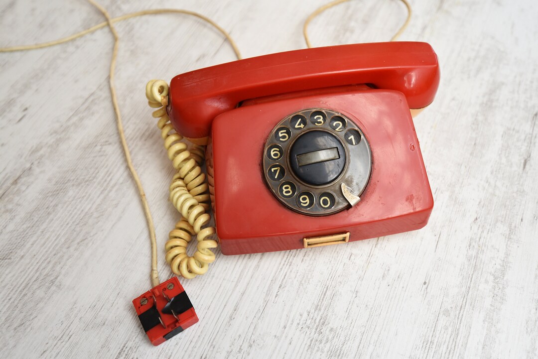 Vintage Rotary PHONE// Retro Phone//analogue Line Phone//classic Phone ...