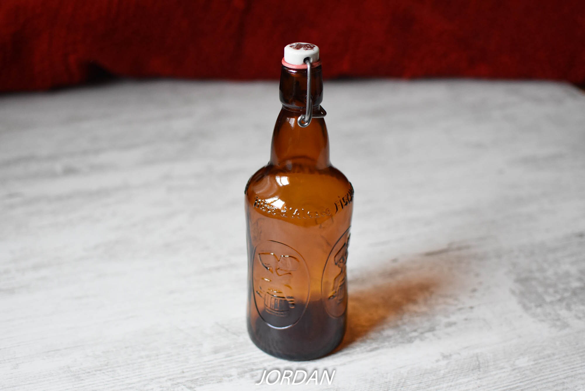 Vintage Antique Fischer Glass Beer Bottle//french Beer - Etsy