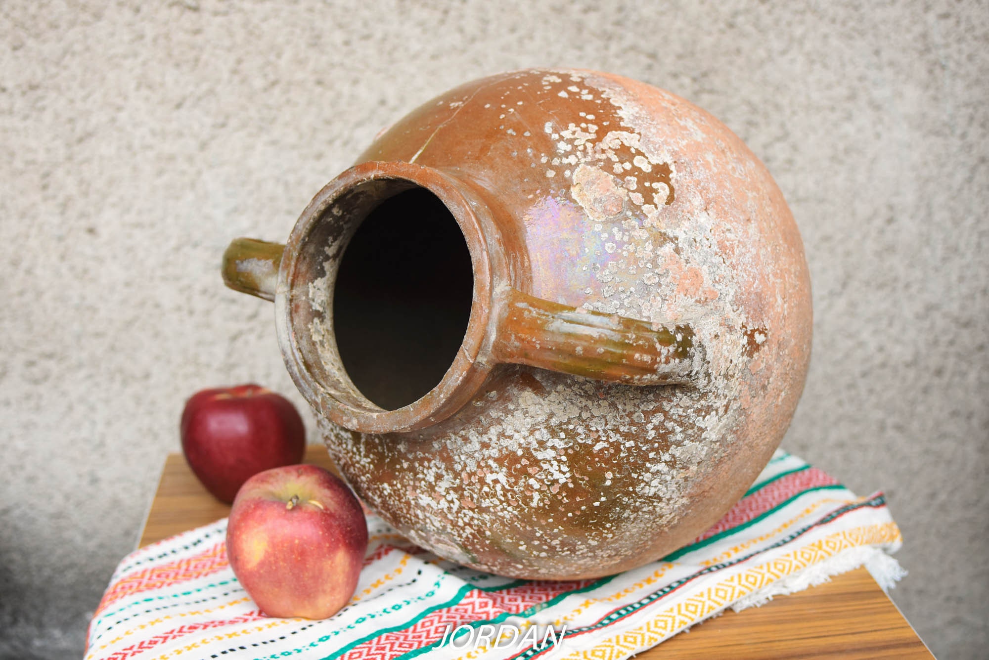 Rare Vintage Large Clay Pot/large Elegant Pot/primitive Clay Pot/hand ...