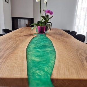 102" Live Edge Dining Green River Table Made in a Modern Rustic Finish ...
