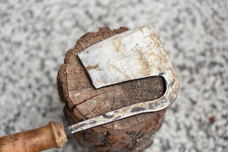 Vintage Large Forged Meat Cleaver//primitive Meat Kitchen - Etsy