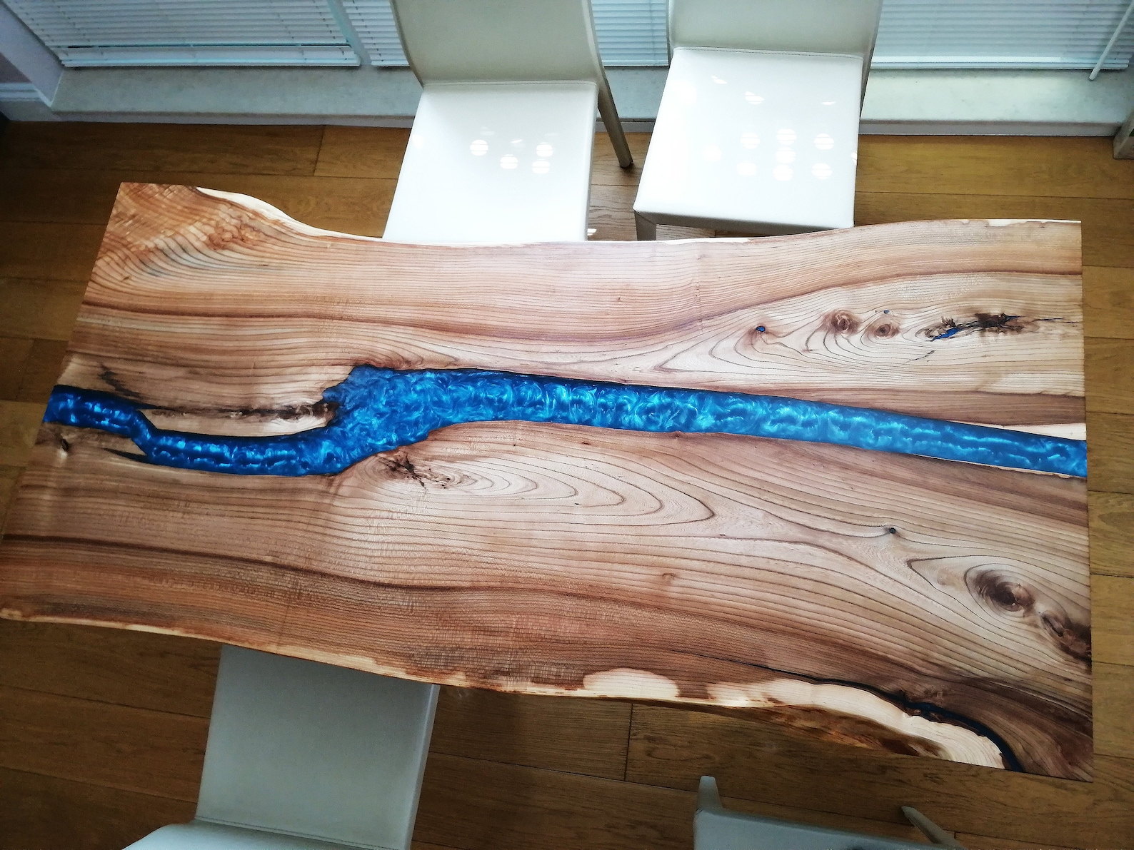 Live Edge Dining Blue River Table Made in a Modern Rustic Finish With ...