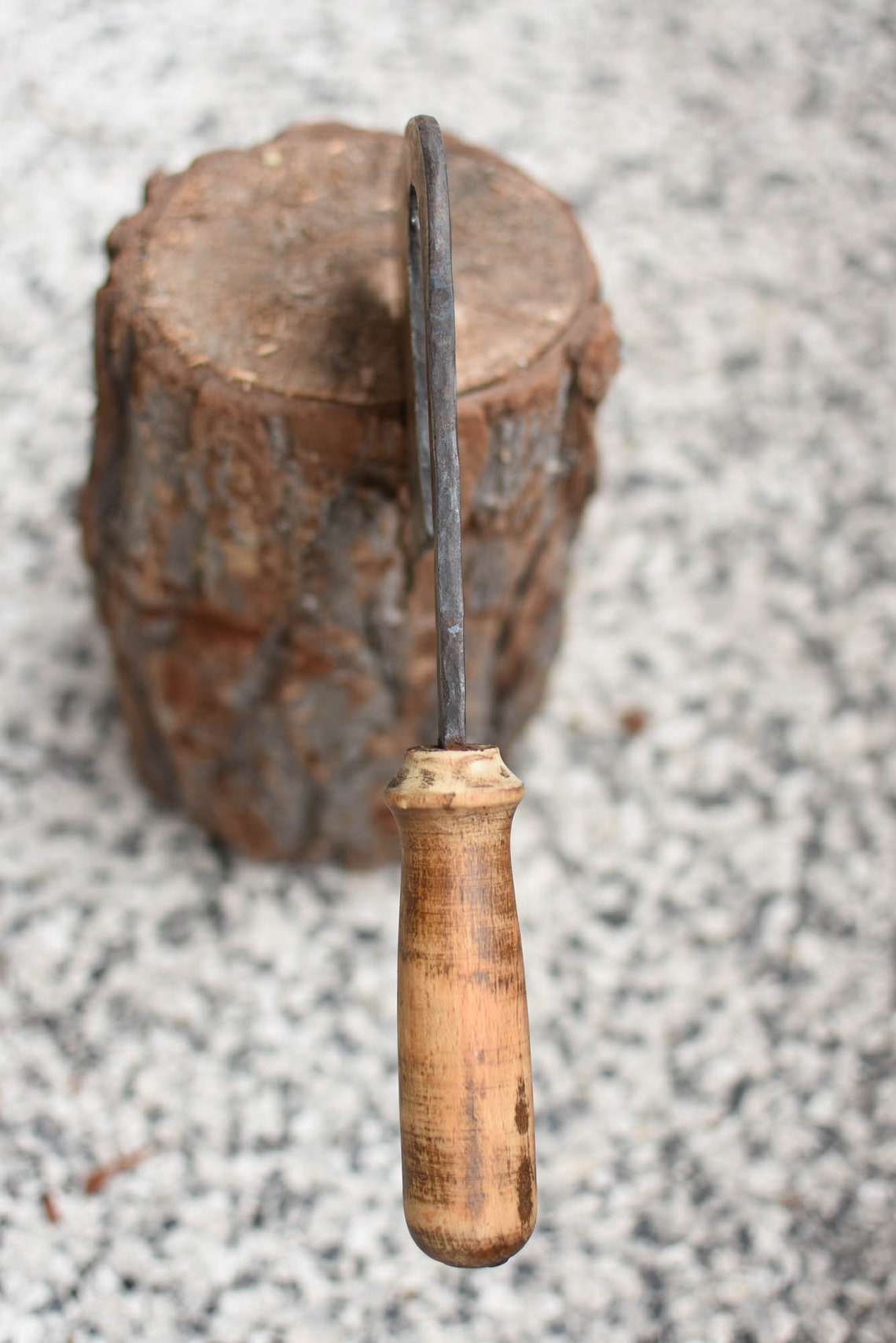Vintage Large Forged Meat Cleaver//primitive Meat Kitchen Axe//forged ...