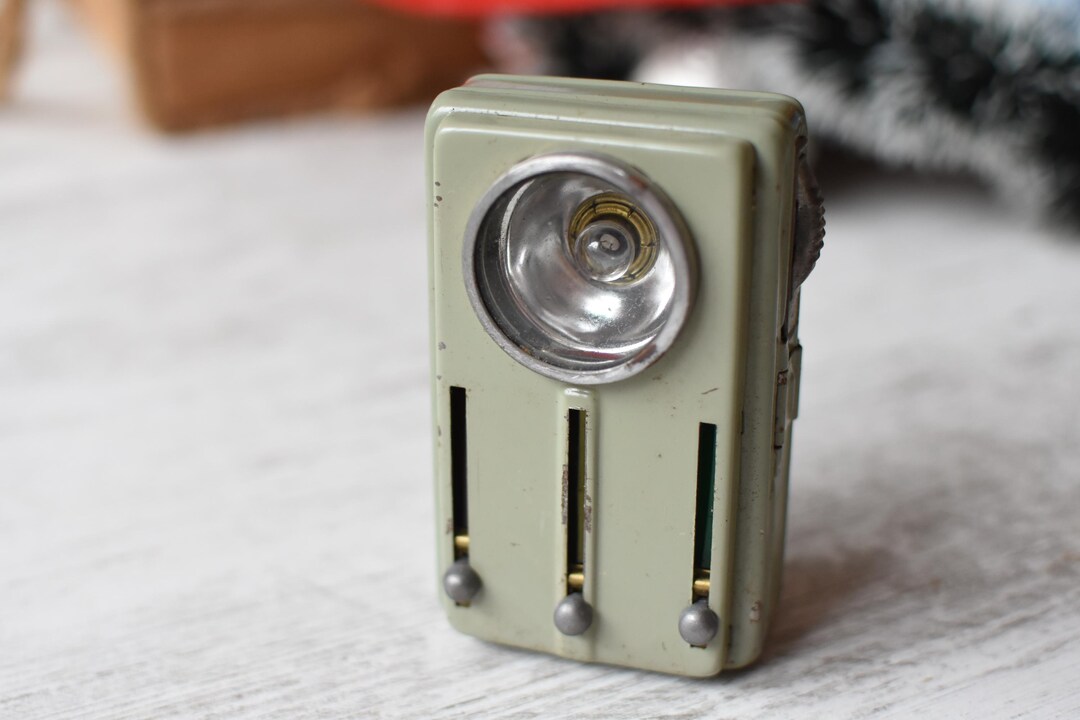 Never Used=vintage Military Flashlight Torch 4 Colors//personal ...