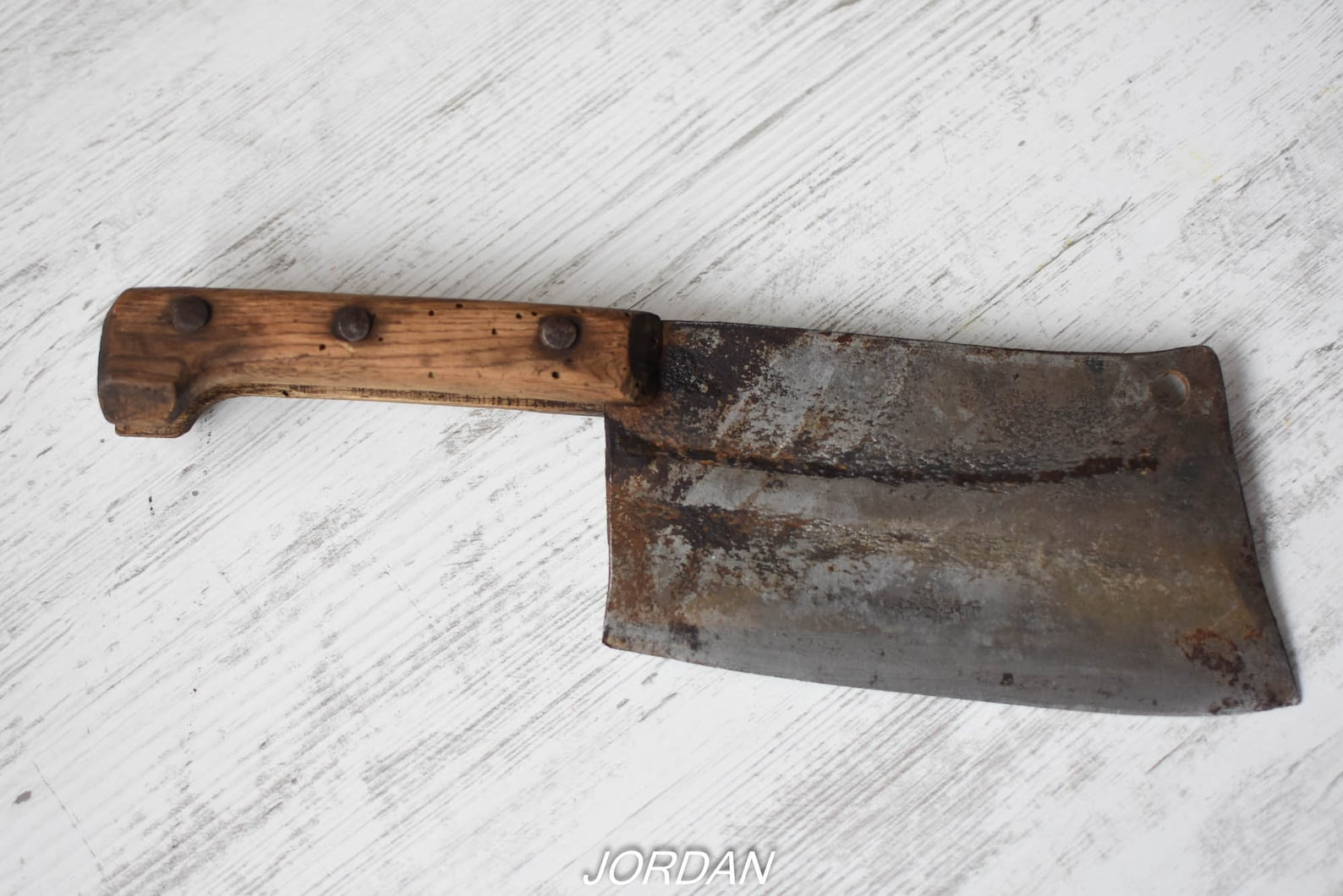 Vintage Large Forged Meat Cleaver//primitive Meat Kitchen | Etsy