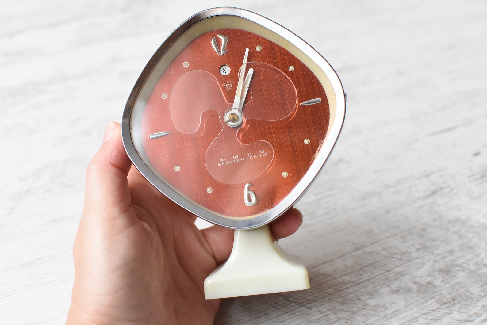 Vintage Large Mechanical Alarm Clock//chinese Animated Alarm Clock 60s ...