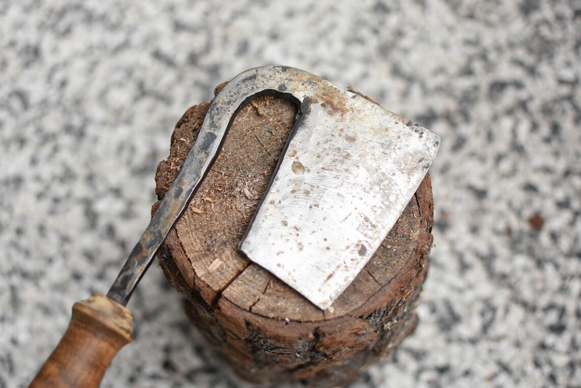 Vintage Large Forged Meat Cleaver//primitive Meat Kitchen | Etsy