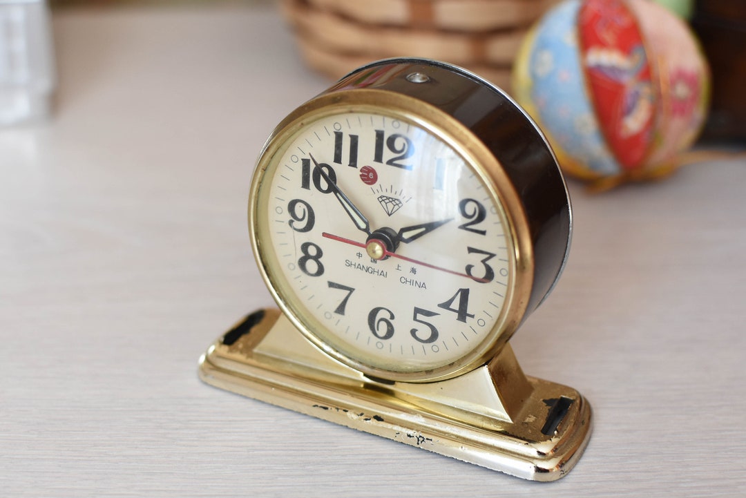Working Alarm Clock Vintage XL Mechanical Alarm Clock/chinese Alarm ...