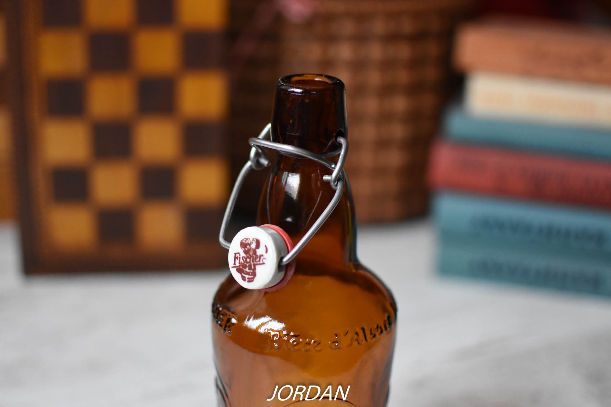 Vintage Antique Fischer Glass Beer Bottle//french Beer - Etsy