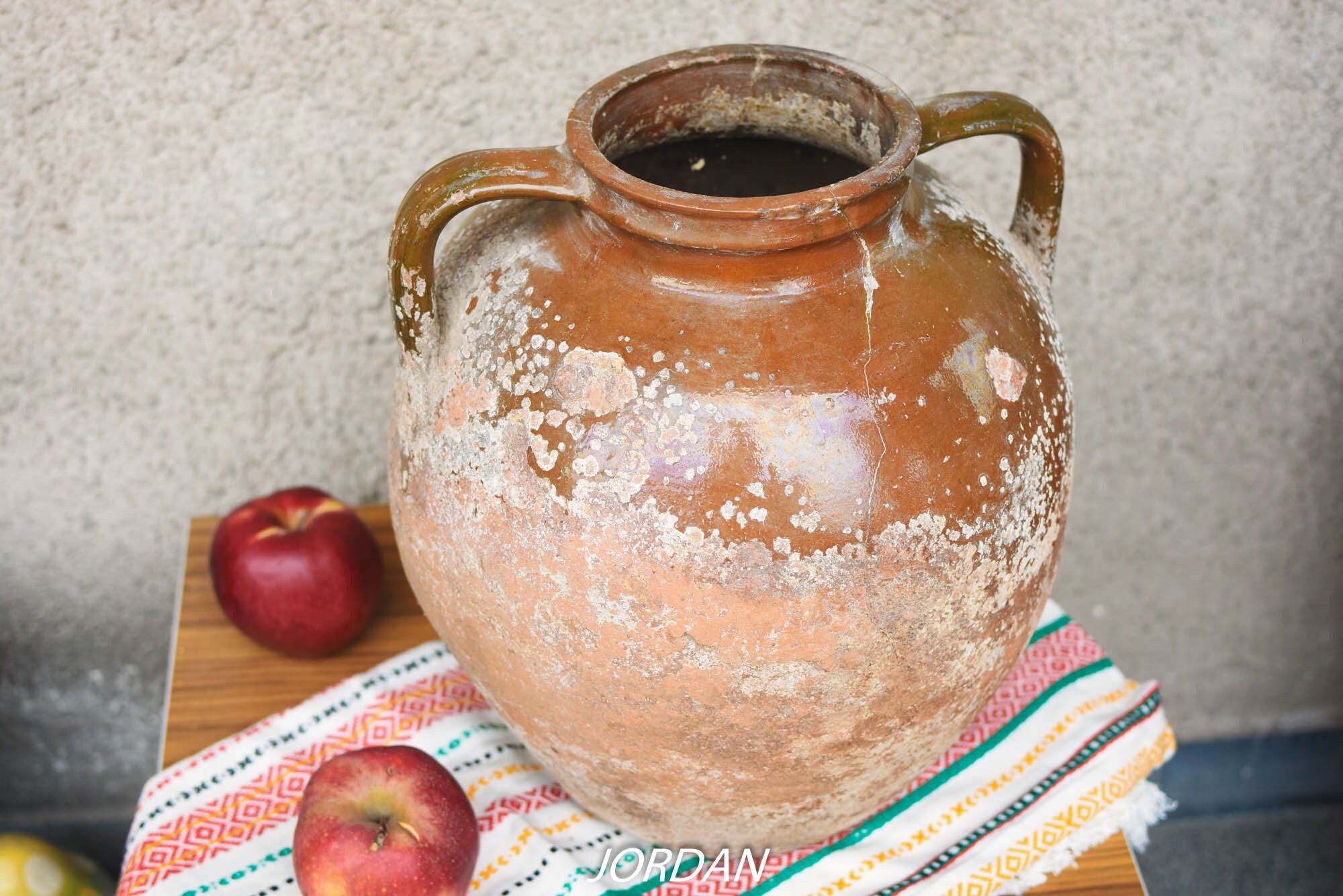 Rare Vintage Large Clay Pot/large Elegant Pot/primitive Clay Pot/hand ...