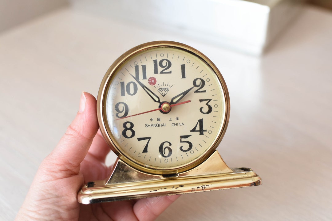 Working Alarm Clock= Vintage XL Mechanical Alarm Clock/chinese Alarm ...