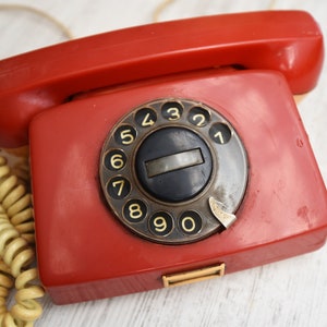 Vintage Rotary PHONE// Retro Phone//analogue Line Phone//classic Phone ...