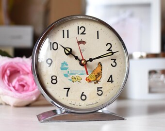 Vintage Animated Alarm Clock - Etsy
