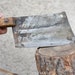 Vintage Large Forged Meat Cleaver//primitive Meat Kitchen - Etsy