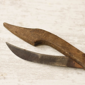 Vintage Large Antique Folding Pocket Knife Antique Primitive Pruning