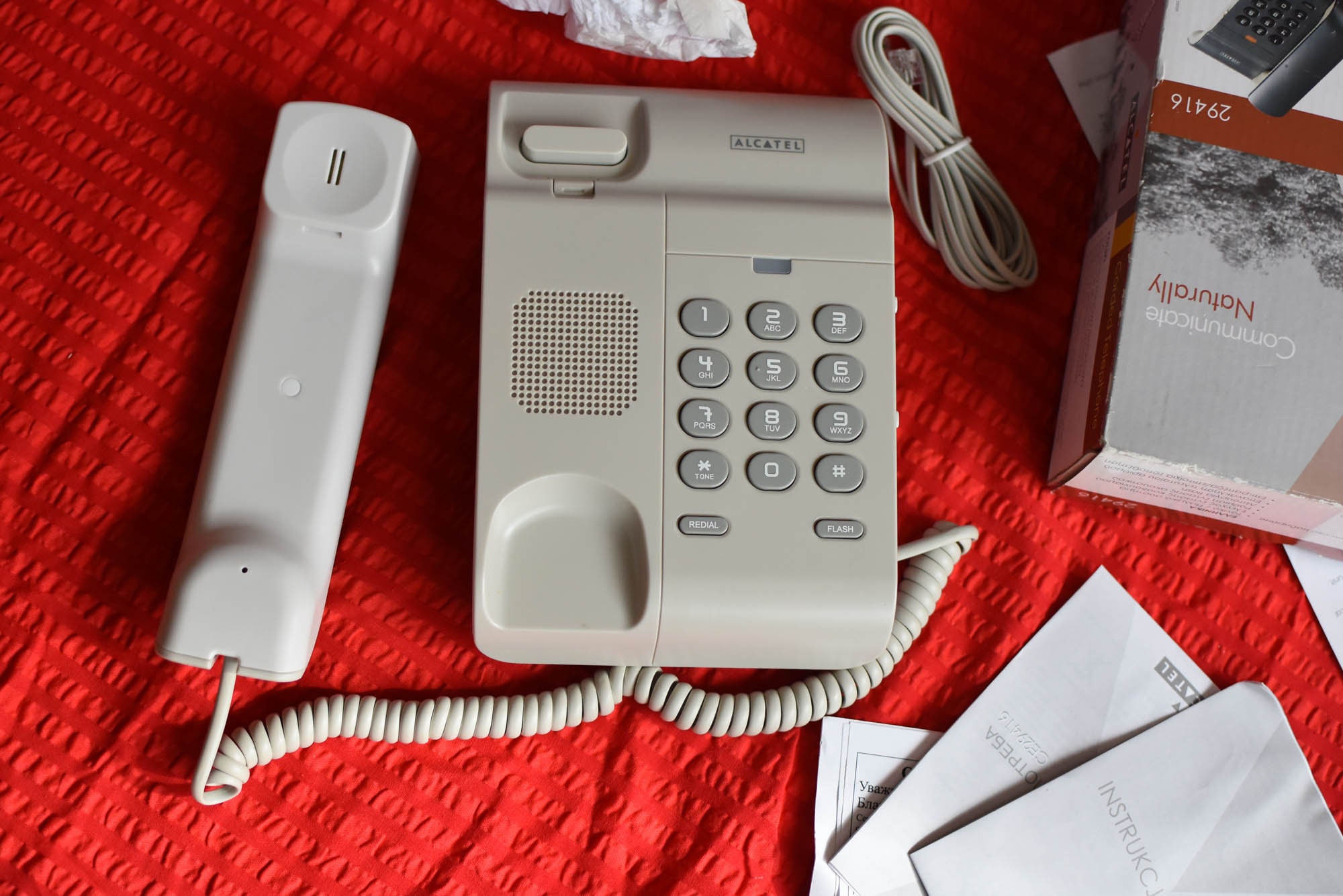 Working push tone button telephone//electric phone//Made in | Etsy